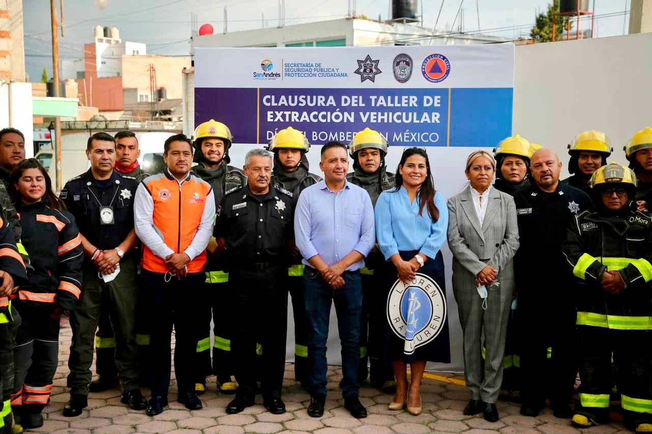 Protección Civil de San Andrés Cholula conmemora el Día del Bombero con Taller de Extracción ...