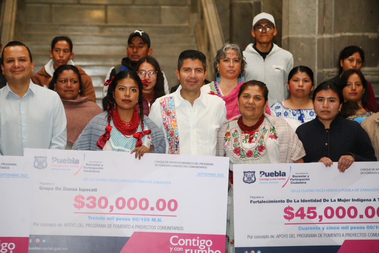 Ayuntamiento de Puebla destina 980 mil pesos a comunidades indígenas