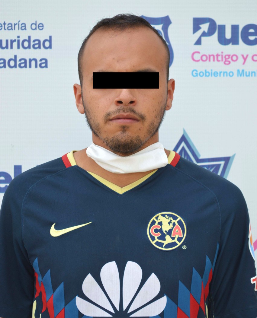 SSC Puebla captura a integrante de ‘Los Lampones’ en la U. H. Villa Frontera