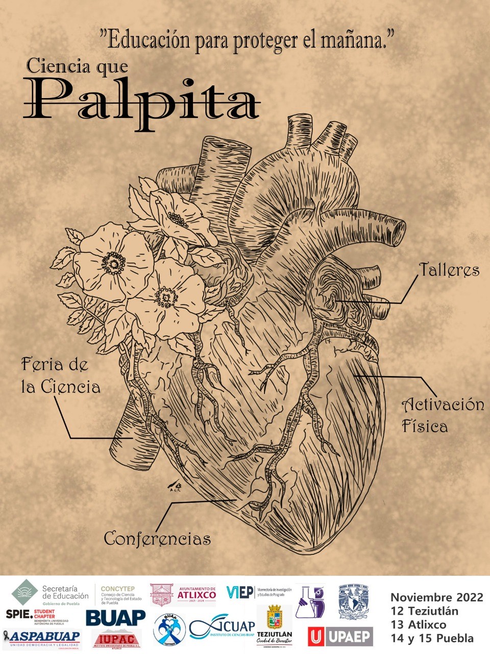Atlixco es sede del quinto simposio 'Ciencia que Palpita'